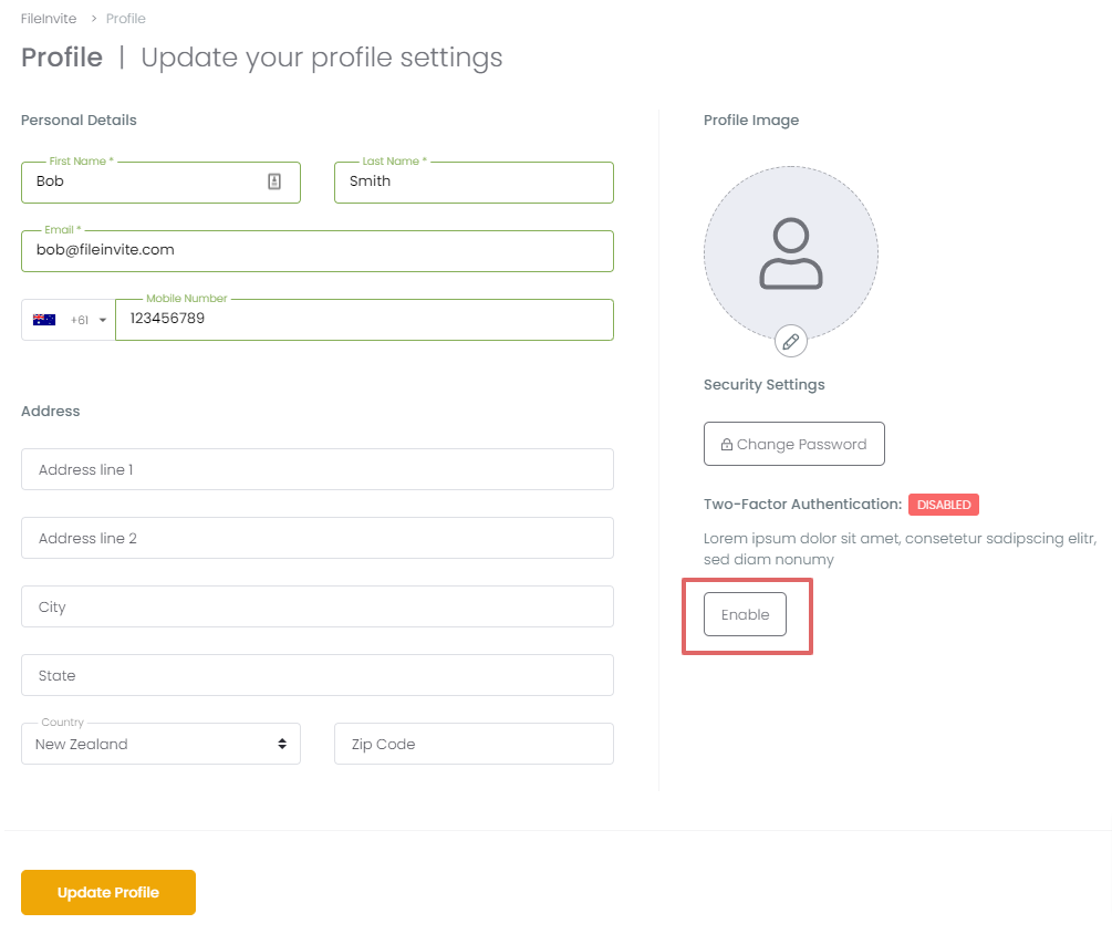 How to enable Multi-Factor Authentication