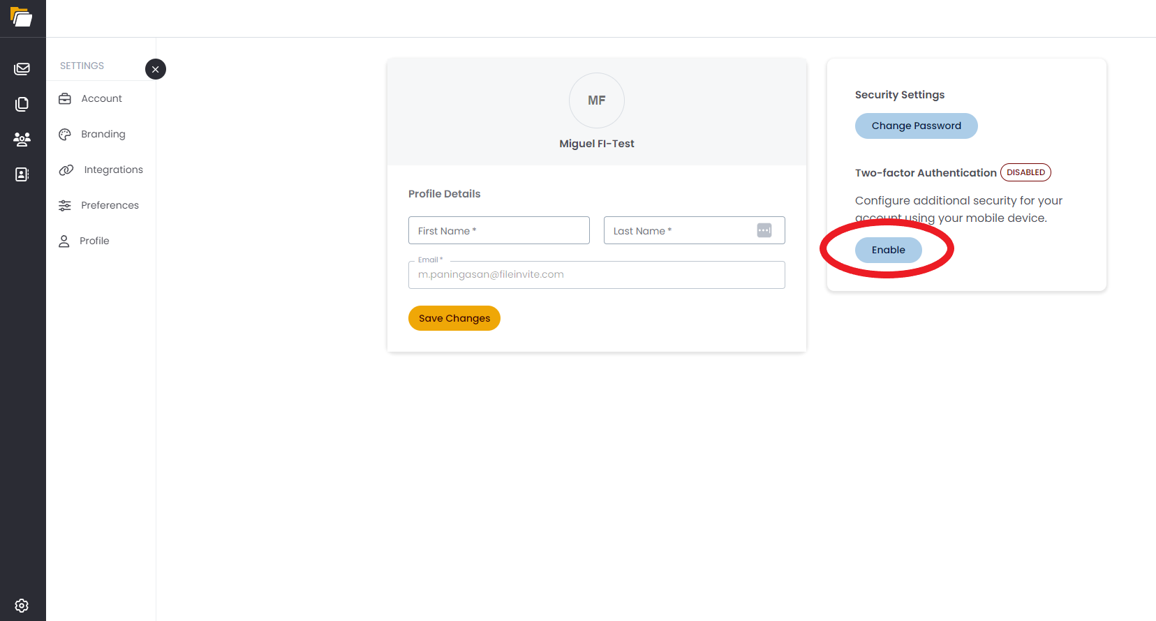 How to enable Multi-Factor Authentication
